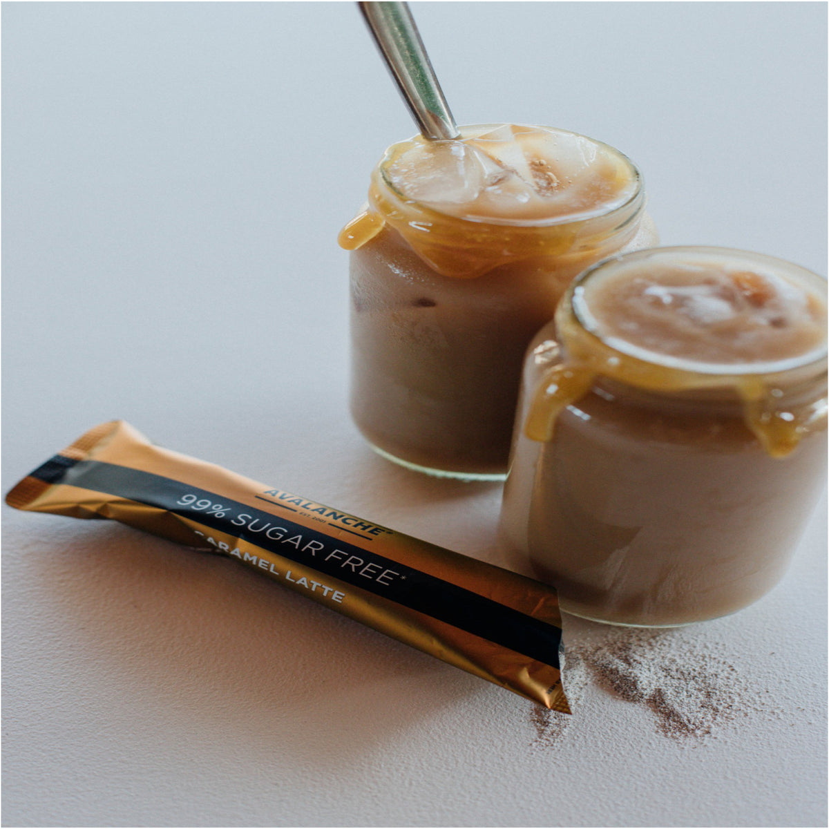 AVALANCHE 99% Sugar Free Caramel Latte 160gm 10s – Optimo Foods