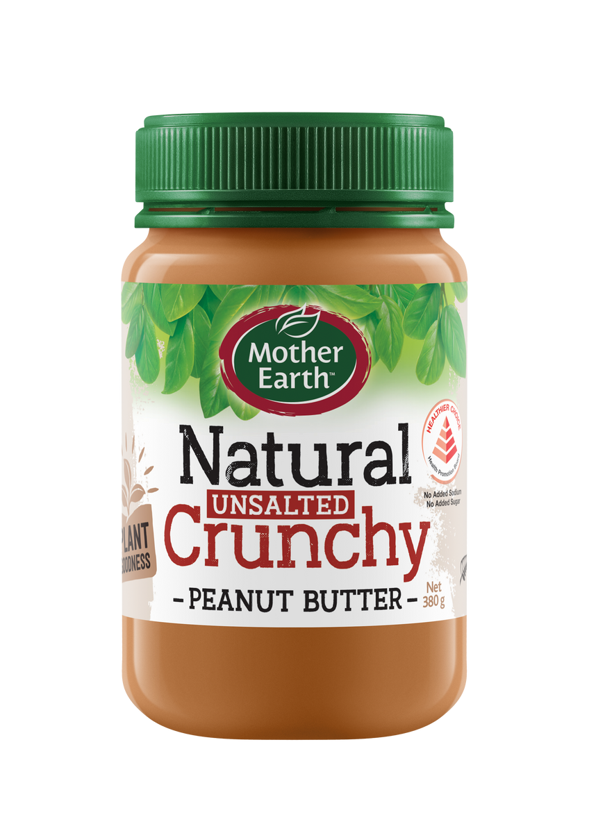 Mother Earth Peanut Butter Unsalted Crunchy – Optimo Foods