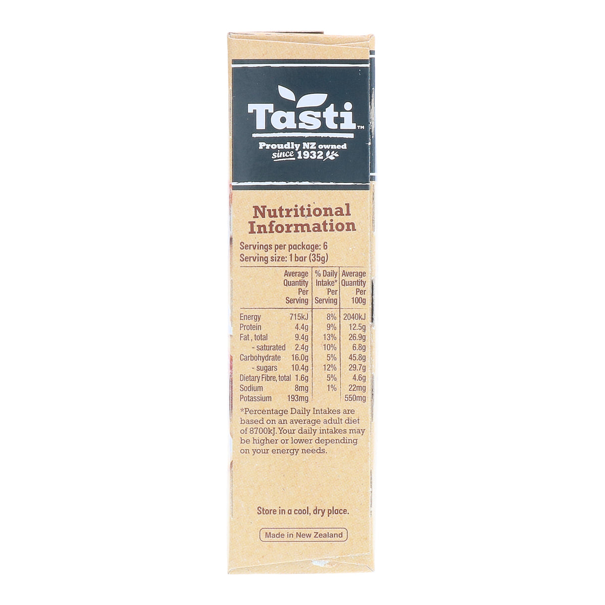 Tasti Nut Bars Yoghurt, Fruit and Nut – Optimo Foods